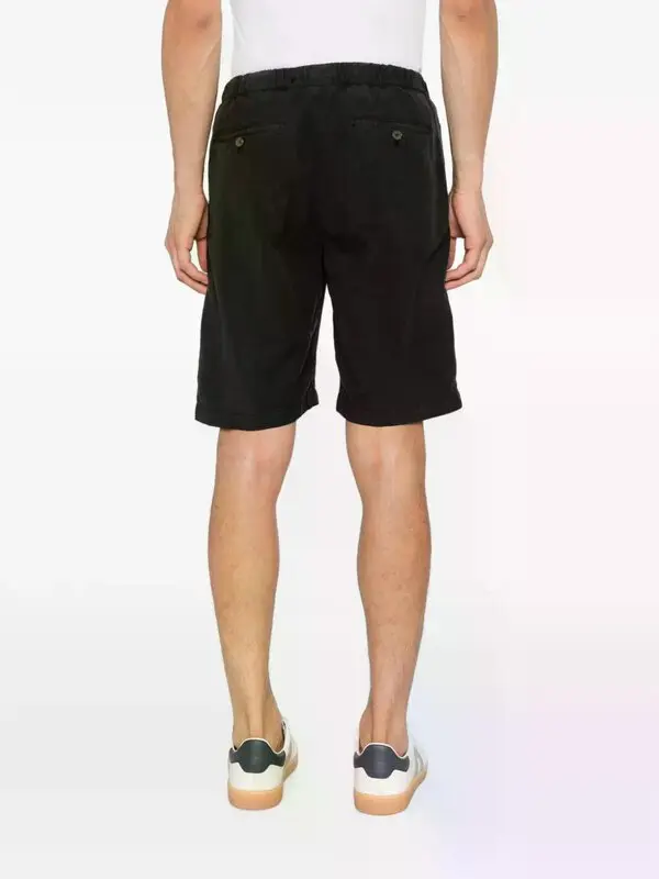 MYTHS Belted Straight-leg Shorts