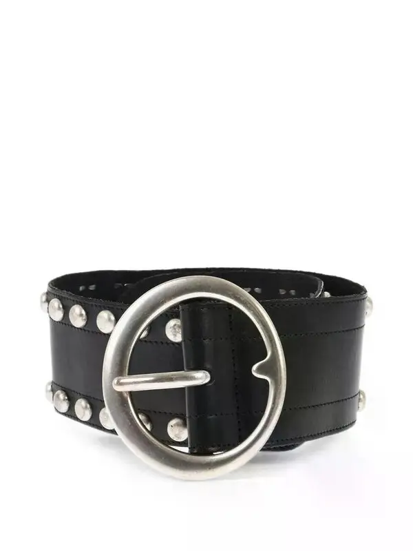 Dsquared2 Studded Leather Belt - Black