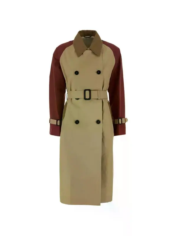 Max Mara Canasta Colour-block Trench Coat - Neutrals
