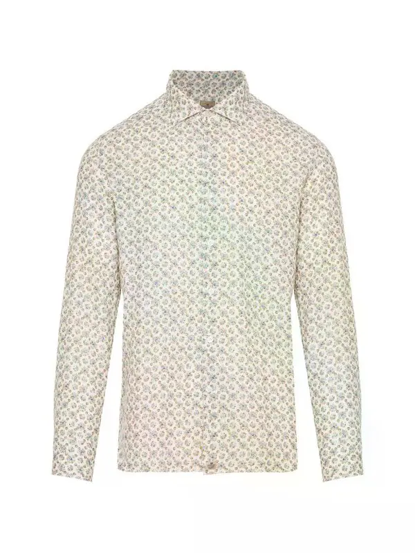 SONRISA Floral-print Long-sleeve Shirt