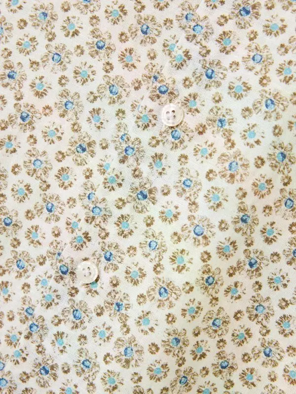 SONRISA Floral-print Long-sleeve Shirt