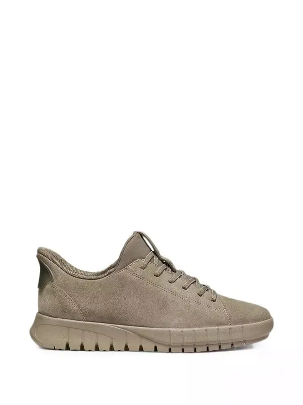 Geox Suede Lace-up Sneakers - Neutrals