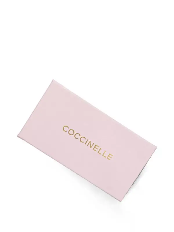 COCCINELLE Flower-motif Mirror Keyring
