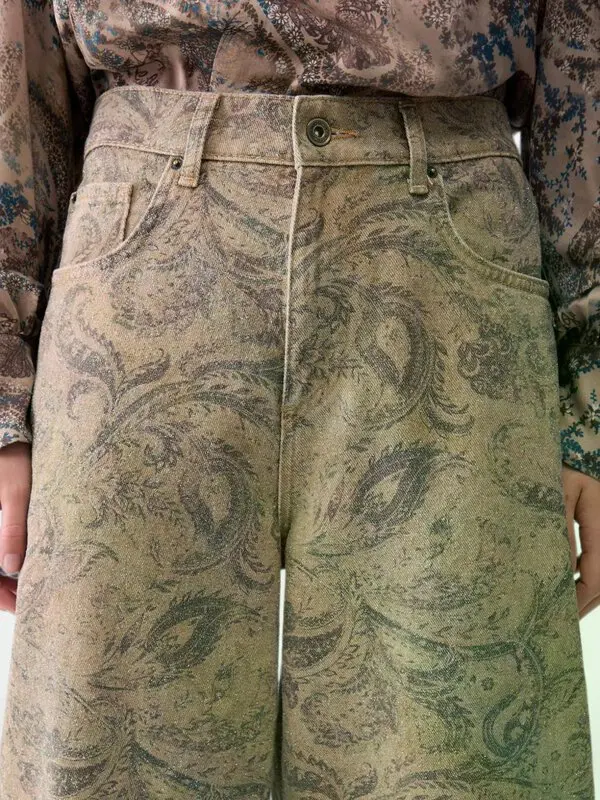 Liu Jo Boyfriend Trousers With Glitter Print
