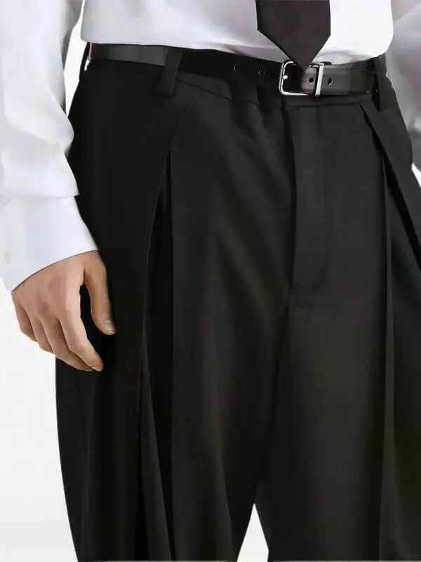 Dolce & Gabbana Virgin Wool Gabardine Trousers