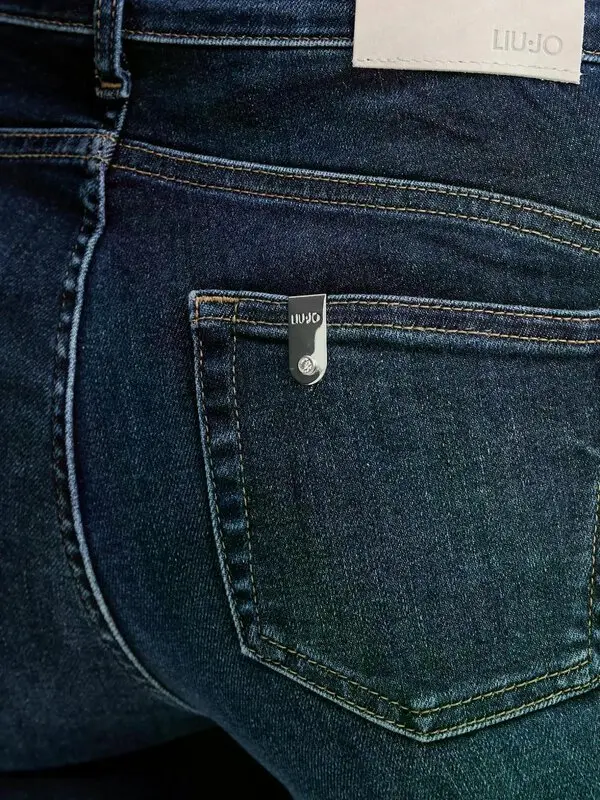 Liu Jo Logo-plaque Frayed Jeans