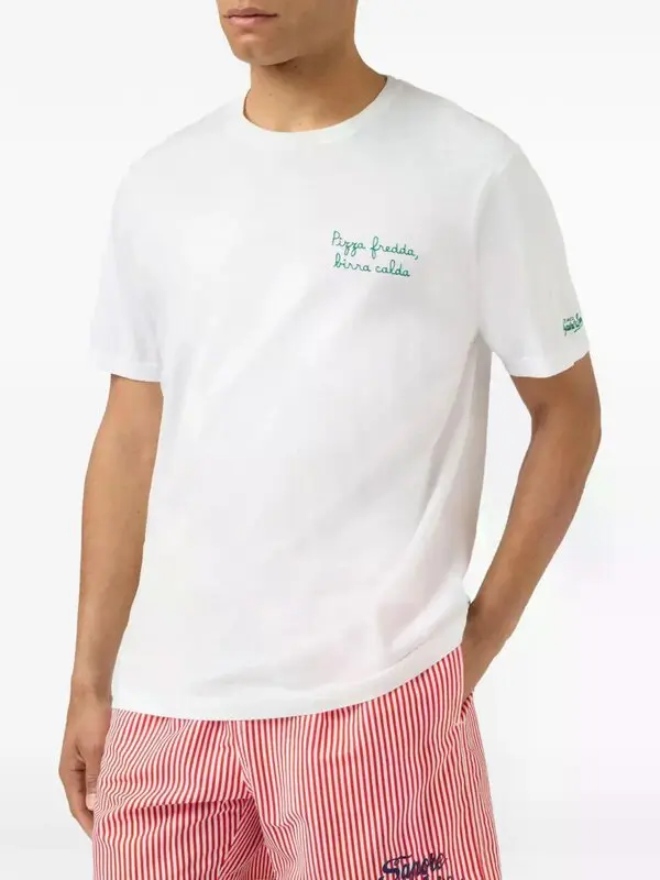MC2 SAINT BARTH Portofino Embroidered T-shirt