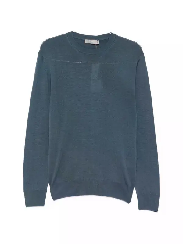 Canali Wool Crew-neck Sweater