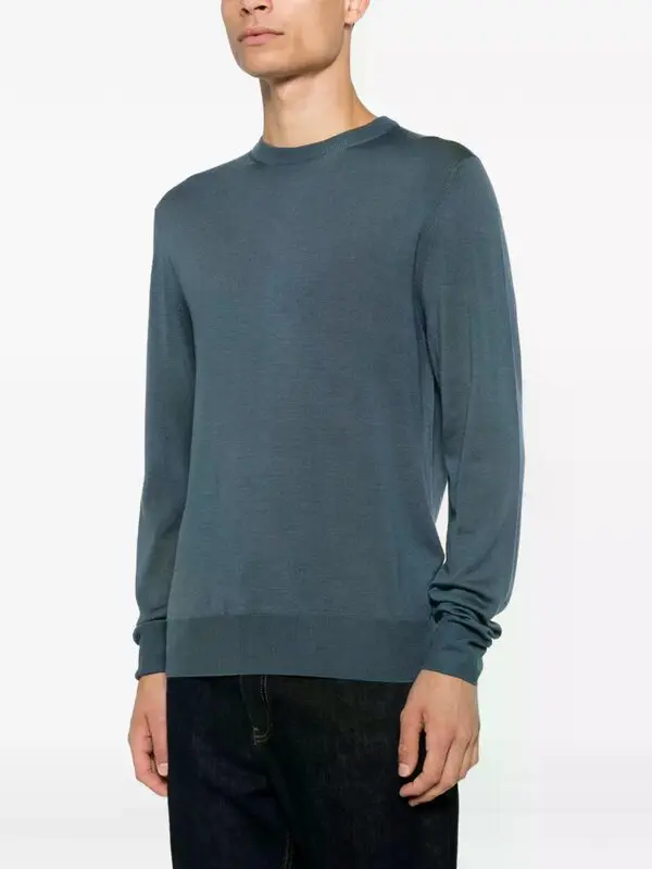 Canali Wool Crew-neck Sweater