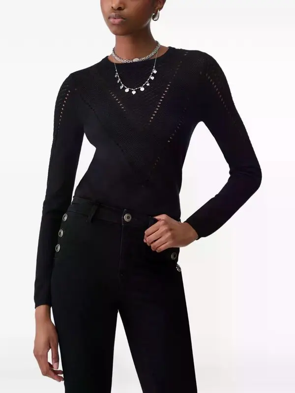 Liu Jo Knit Top With Cut-out