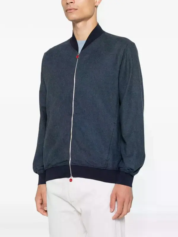 Kiton Zip-up Bomber Jacket