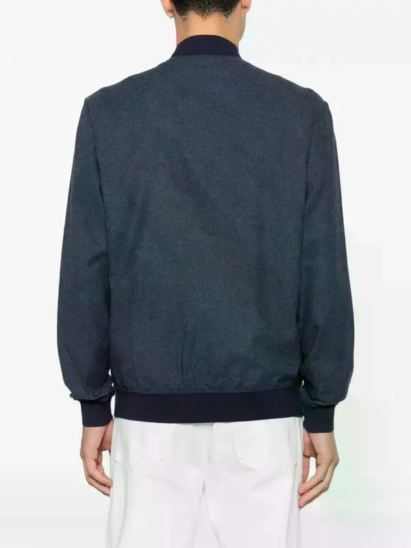 Kiton Zip-up Bomber Jacket