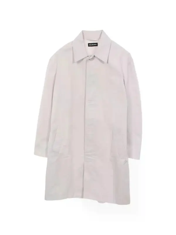 Balenciaga 2000s Collared Cotton Coat