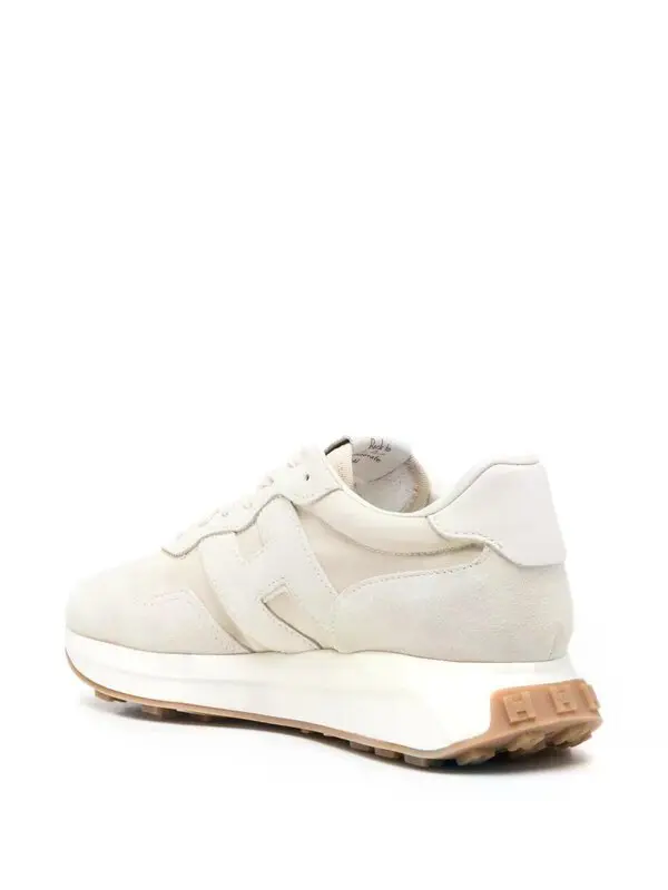 Hogan H641 Logo-patch Sneakers - Neutrals