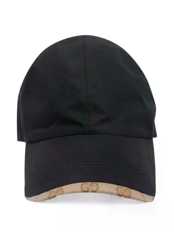 Gucci Canvas Cap - Black