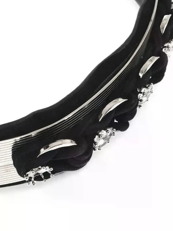 Dsquared2 Maxi Metal-embellished Leather Belt