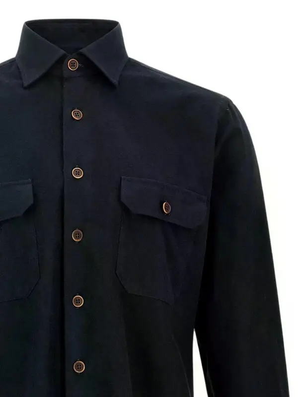 BORRIELLO NAPOLI Flap-pocket Shirt