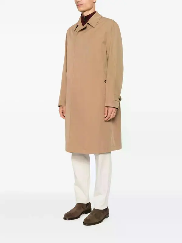 Canali Button-fastening Storm Flap Jacket