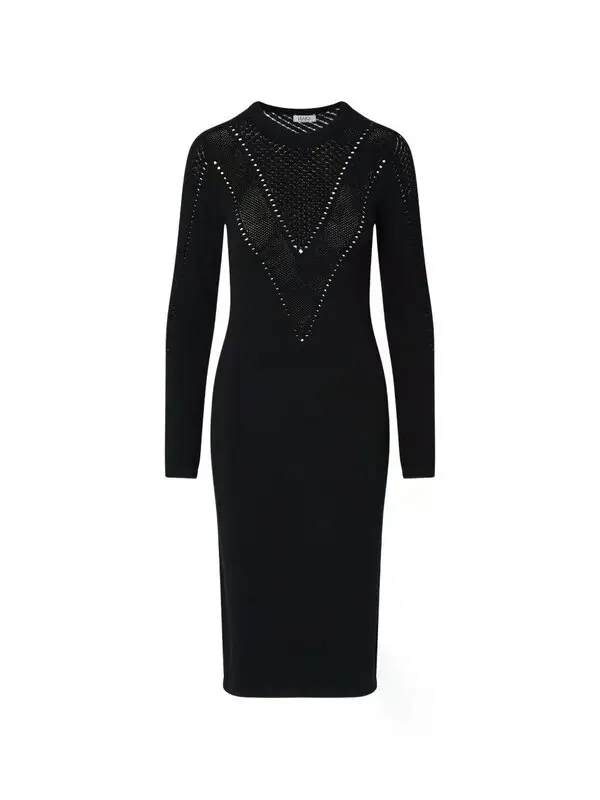 Liu Jo Knit Midi Dress - Black