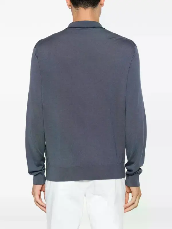 Stefano Ricci Geometric-pattern Zip-fastening Polo Shirt