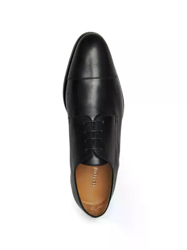 AMEDEO TESTONI Cap-toe Lace-up Derby Shoes