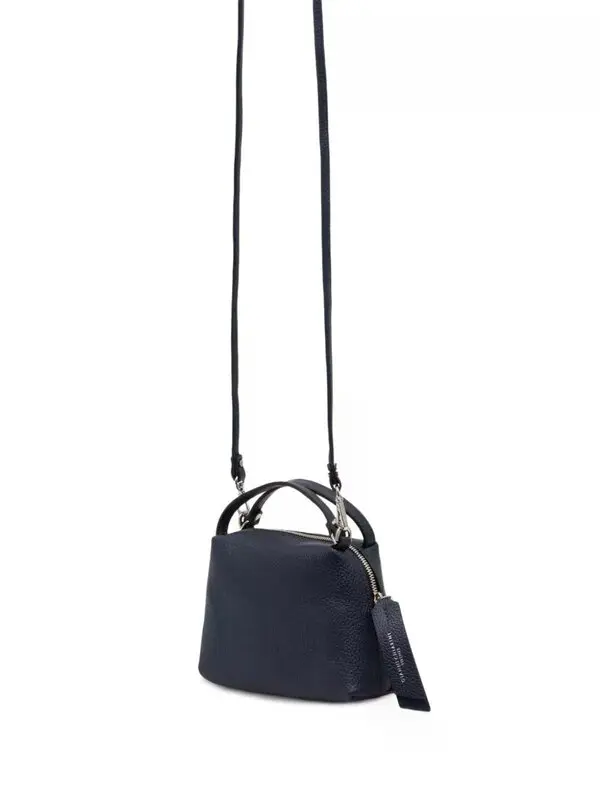 GIANNI CHIARINI Alifa Grained Mini Bag With Top Handle And Detachable Shoulder Strap