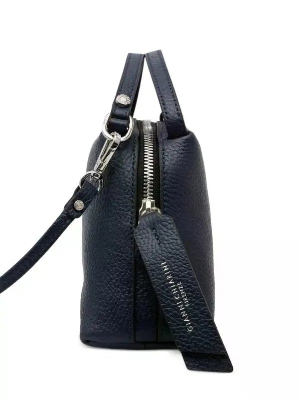 GIANNI CHIARINI Alifa Grained Mini Bag With Top Handle And Detachable Shoulder Strap