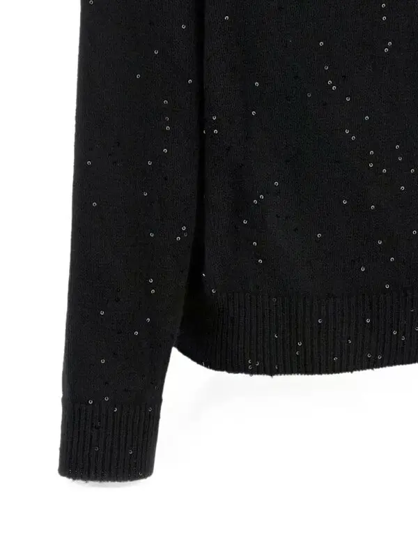 Brunello Cucinelli Diamante Sequin-embellished Sweater