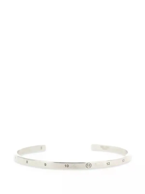 MAISON MARGIELA Numeric Logo-engraved Bracelet - Silver