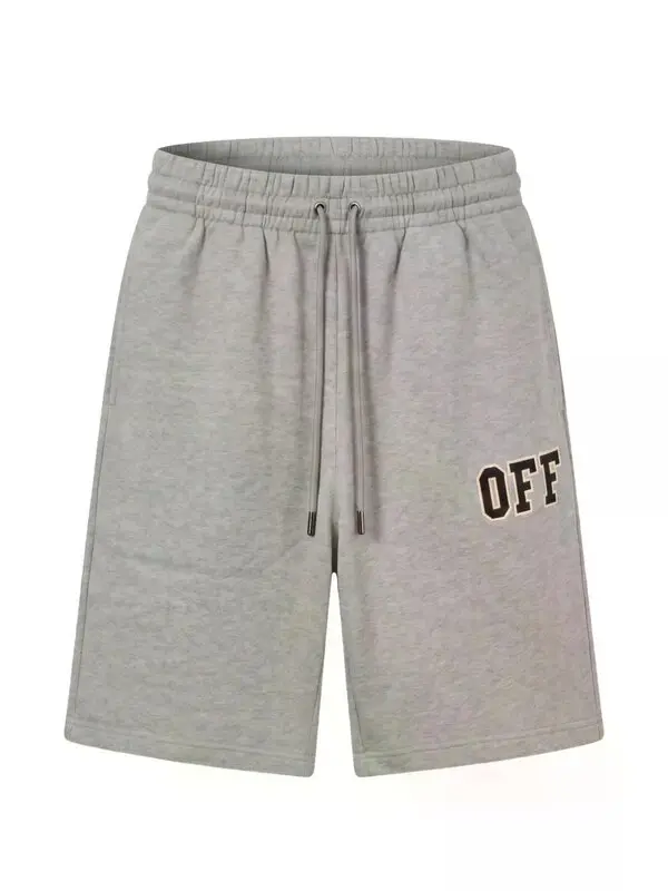 Off-White Logo-patch Drawstring-waist Shorts