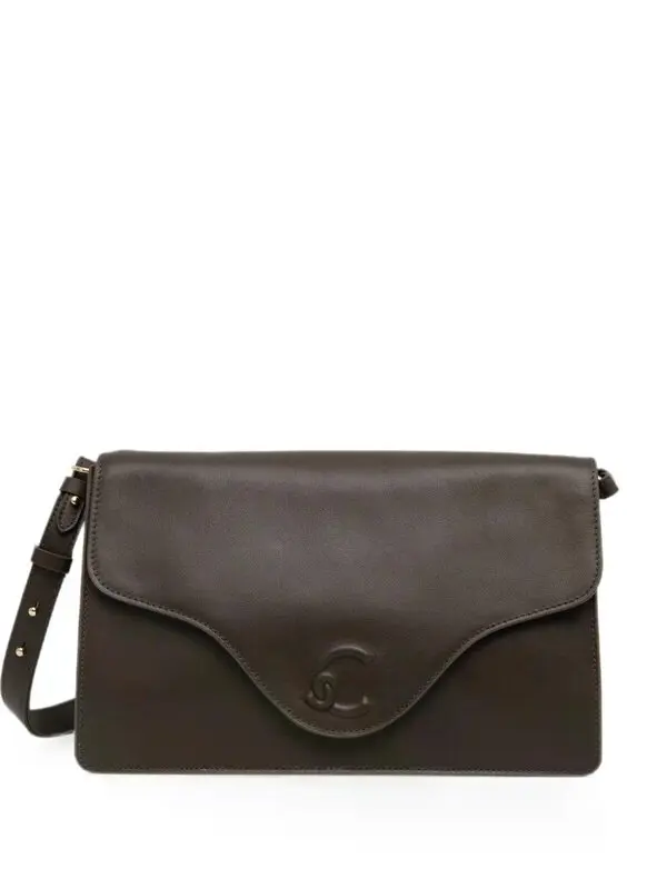 COCCINELLE C-me Softy Logo-embossed Shoulder Bag - Brown