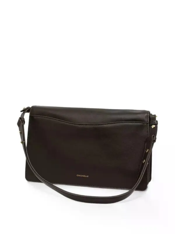 COCCINELLE C-me Softy Logo-embossed Shoulder Bag - Brown