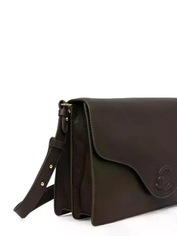 COCCINELLE C-me Softy Logo-embossed Shoulder Bag - Brown