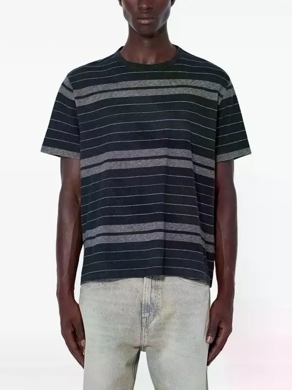 Our Legacy Striped Jersey T-shirt - Black