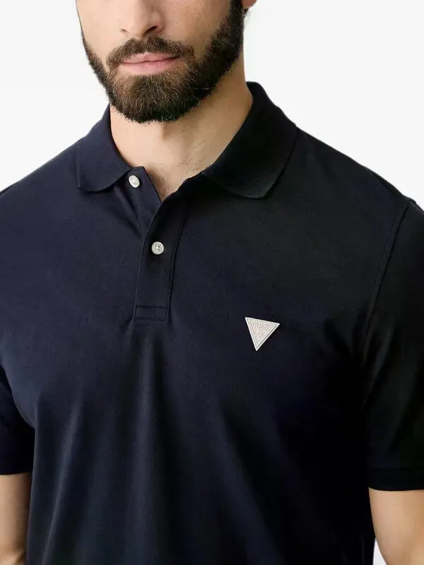 Guess Logo-patch Polo Shirt