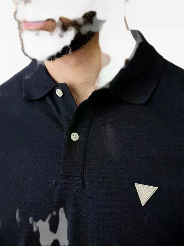 Guess Logo-patch Polo Shirt