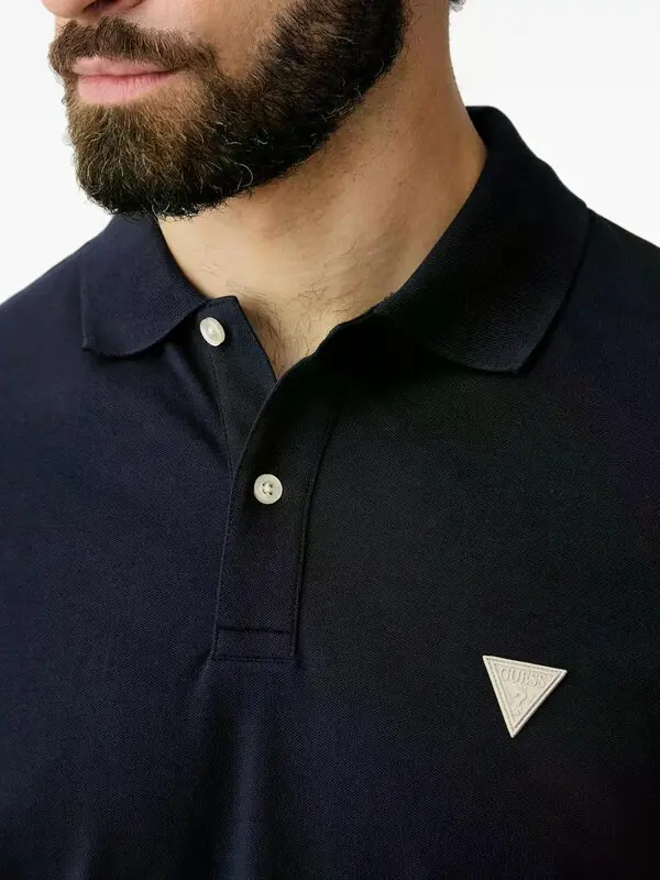 Guess Logo-patch Polo Shirt