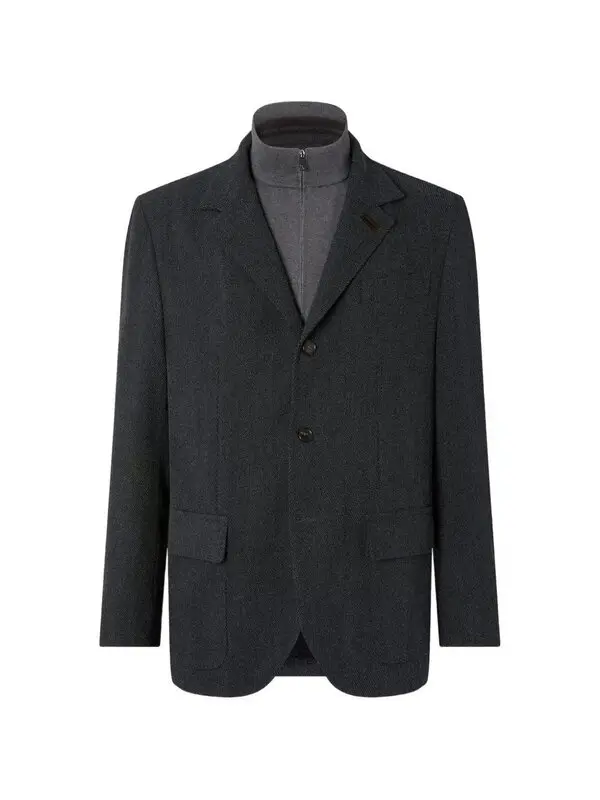 Corneliani Layered Single-breasted Blazer