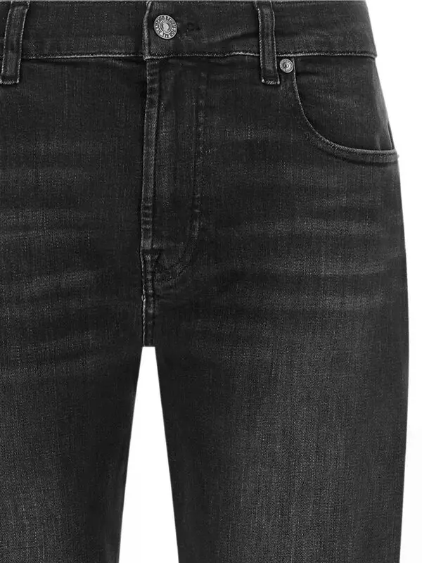 7 For All Mankind Relaxed Skinny Turned-up Jeans