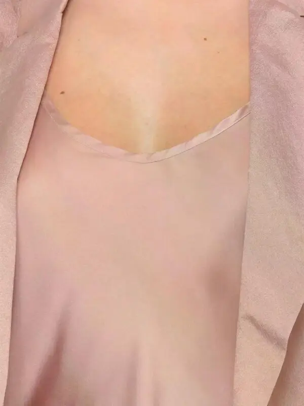 EMME Sheer Notched-lapel Mid-length Blazer