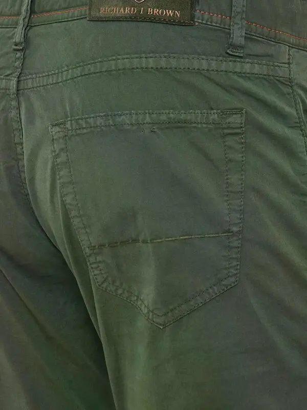 RICHARD J. BROWN Tokyo Logo-patch Straight-leg Trousers