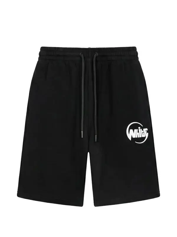 Off-White Logo-print Drawstring-waist Shorts