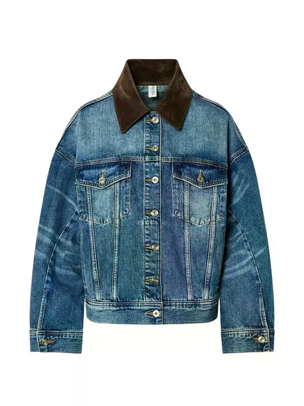 Liu Jo Oversized Denim Jacket - Blue