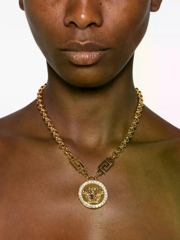 Versace Medusa Greca Necklace