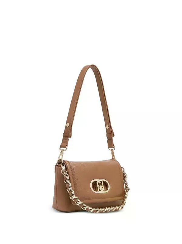 Liu Jo Medium Lapuffy Bag With Chain Strap - Brown