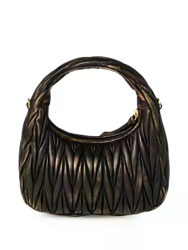 Miu Miu Wander Quilted Leather Clutch Bag