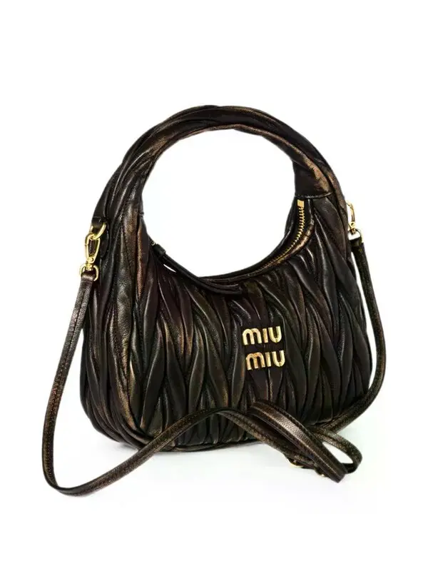 Miu Miu Wander Quilted Leather Clutch Bag
