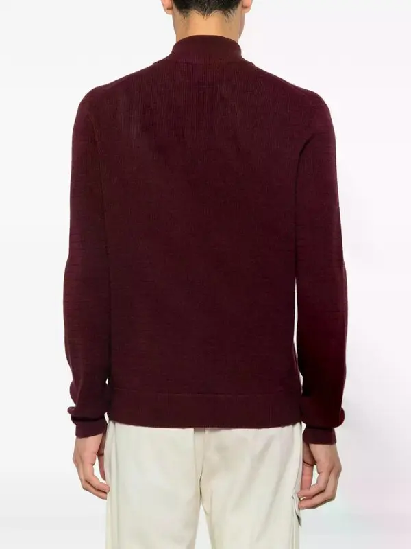 Canali Half-zip Knitted Sweater