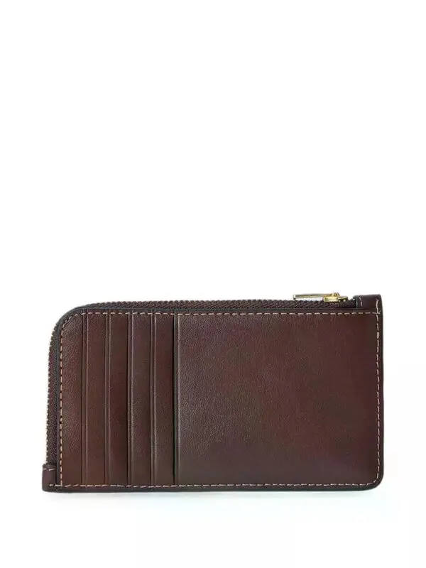 COACH Logo-detail Zip-around Card Holder