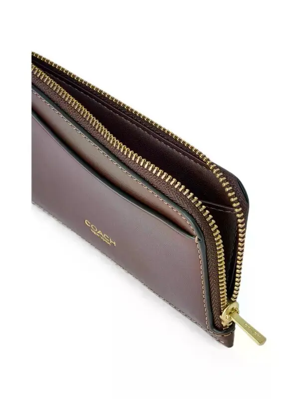 COACH Logo-detail Zip-around Card Holder